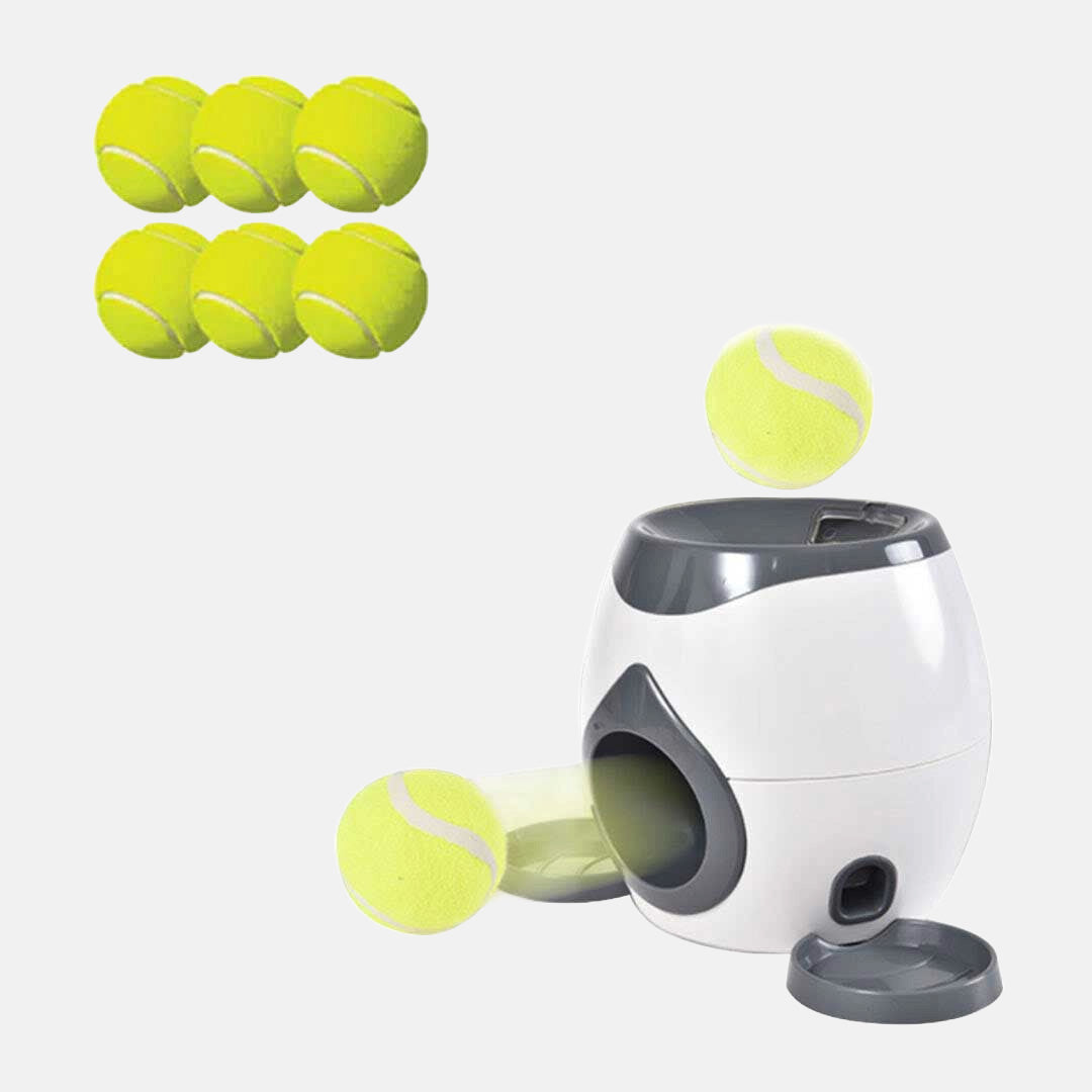 Waggle (Manual) Dog Ball Thrower & Treat Reward Exercise Machine ...